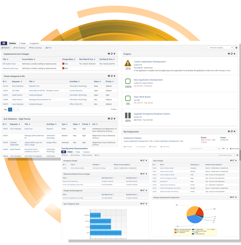 Tickets and Projects Together | TeamDynamix